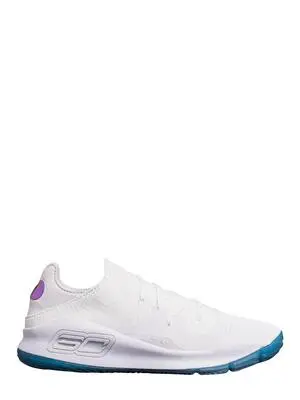 Under Armour Curry 4 Low Athletic Sneakers - White
