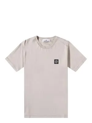 Stone Island Logo Patch T-shirt 'dove Grey' Grey