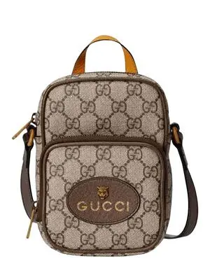 Gucci Neo Vintage Gg Supreme Small Crossbody Bag 'beige - Tan
