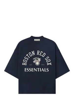 Fear Of God Red Sox American League Merch Tee 'dark Sapphire - Blue