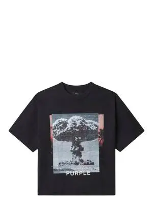 PURPLE BRAND Meltdown Tee - Black