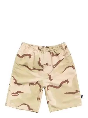 StÜssy Camouflage Baggy Beach Shorts - Tan