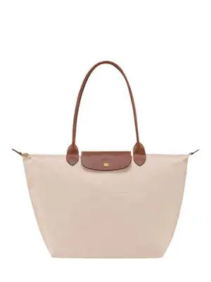 Longchamp Le Pliage Original L Tote Bag 'paper - Cream