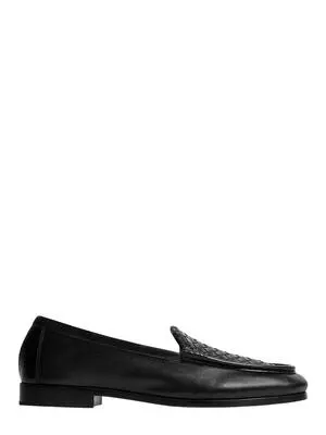 Bottega Veneta Silenzio Loafer In Leather - Black