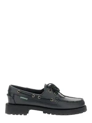 SEBAGO Ranger Waxy Leather Loafers - Black