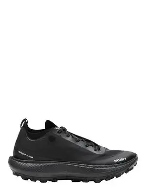 Satisfy The Rocker Vibram® Lug Sole Lace-up Sneakers - Black