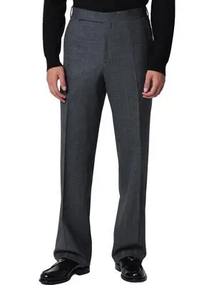 LARDINI Wool Trousers - Grey