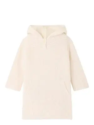 Bonpoint Cashmere Burnous With Hood - White