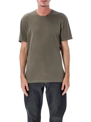 JAMES PERSE James Perse Garment-Dyed Midweight Cotton Crewneck T-Shirt Verde