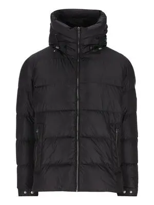 Herno HERNO Zip-Up Puffer Jacket With Hood Nero