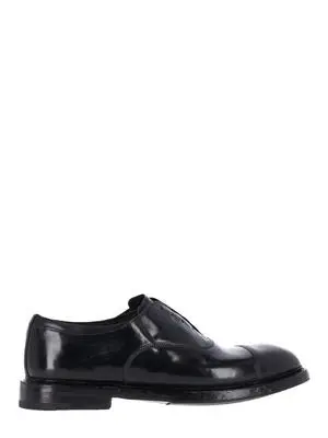 Premiata Glossy Leather Derby Shoes - Black