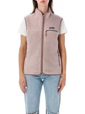 Patagonia Retro Pile Fleece Vest - Mauve