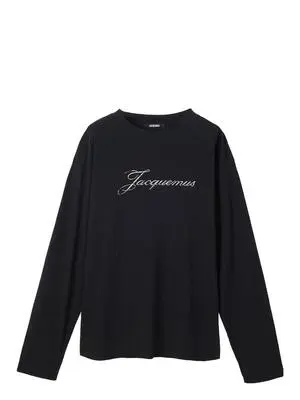 Jacquemus Long Sleeve T-shirt - Black