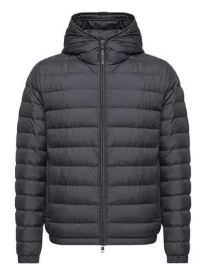 Moncler Solienn Quilted Hooded Down Jacket - Blue