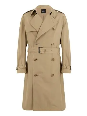 BOSS BOSS Double-Breasted Cotton Trench Coat