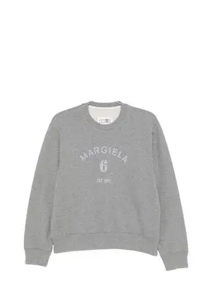 MAISON MARGIELA MM6 Maison Margiela Logo Cotton Sweatshirt