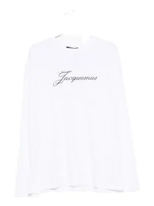 Jacquemus Logo Cotton T-shirt - White