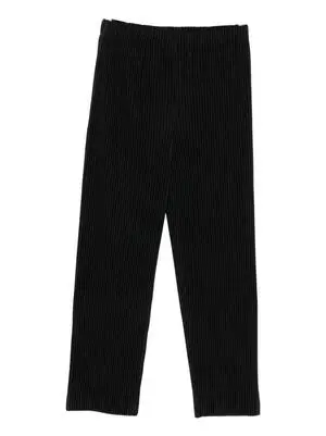 Issey Miyake Homme Plissé Pleated Trousers - Black