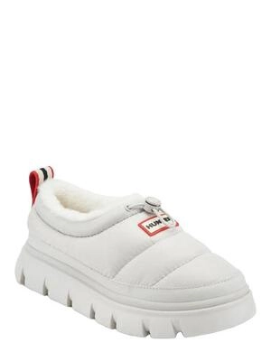 Hunter Hunter Madi Platform Puffer Slipper Grey