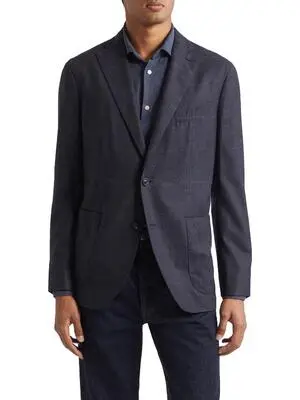 Boglioli Wool Double Cloth Sport Coat - Navy