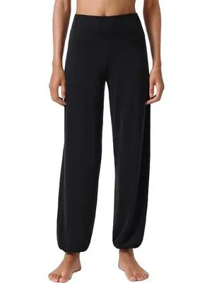 Spiritual Gangster Karma High Waist Jogger Pants - Black