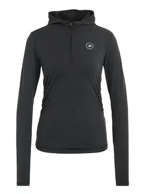 Stella McCartney X Adidas Studio Ruched Long Sleeve Top - Black