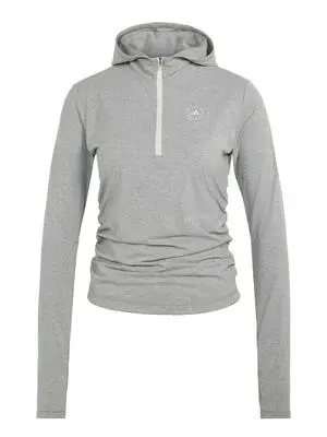 Stella McCartney X Adidas Studio Ruched Long Sleeve Top - Grey