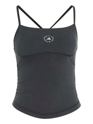 Stella McCartney Studio Spaghetti Strap Crop Top - Black