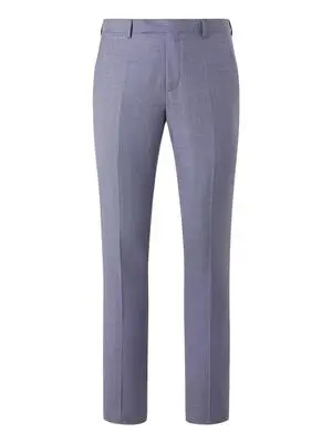 Paul Smith Straight-leg Wool Suit Trousers - Blue