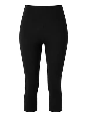 JUNIE Capri Pants Stretch - Black