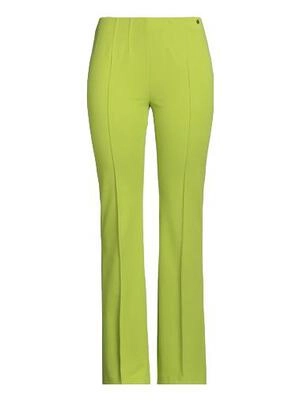 Liu Jo Flared Crepe Pants With Stretch Fabric - Green