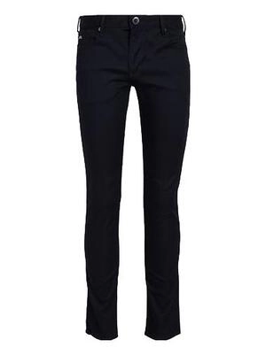 Emporio Armani Pants Size Cotton, Elastane - Blue