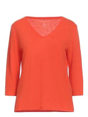 Majestic Filatures T-shirt Size Linen, Elastane - Orange