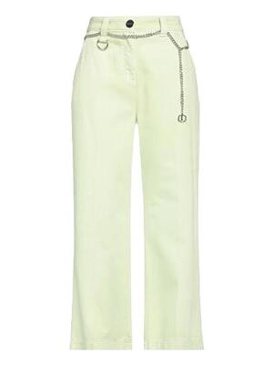 Liu Jo Cropped Straight-leg Cotton Pants - Green
