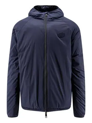 Burberry Dunwich Nylon Jacket With Ekd Patch - Blue