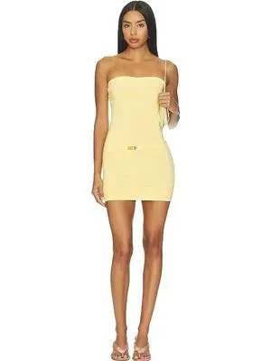 KAPRI Hailey Strapless Dress - Limoncello