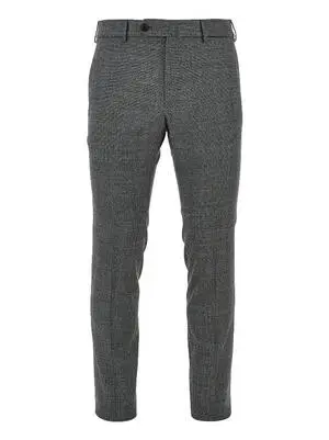 Incotex Stretch Wool Tailored Trousers - Grey