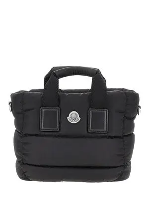 Moncler Caradoc' Quilted Nylon Micro Tote Bag - Black