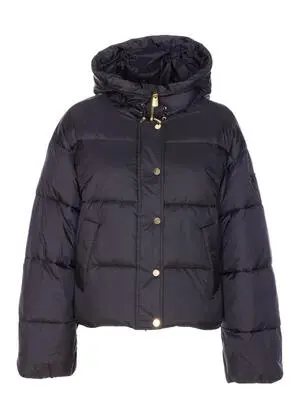 Pinko Hooded Down Jacket - Black
