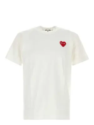 Play Comme Des Garcon Heart Detail T-shirt - No