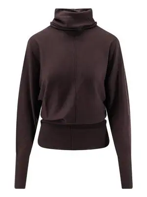 Soeur Lindsay Turtleneck Knitted Sweater - Black