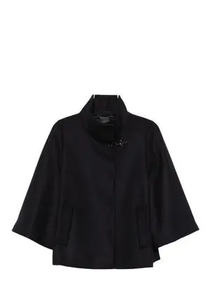 FAY High Neck Pocket Jacket - Black