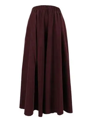 Aspesi High Waist Pleated Skirt - Black