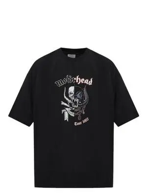 Vetements Crew Neck Short-sleeved T-shirt - Black