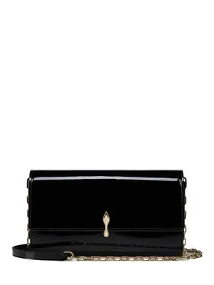CHRISTIAN LOUBOUTIN Bettina Wallet On Chain - Black