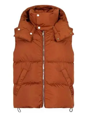 Dsquared2 Dsquared2 Hooded Down Vest Brick