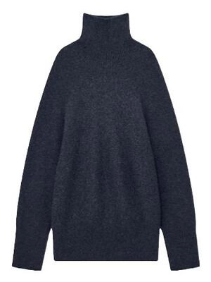 Giorgio Armani Roll-neck Long-sleeved Jumper - Grey