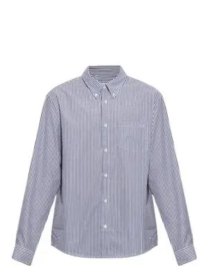 A.p.c. Cohsd Striped Shirt - Gray