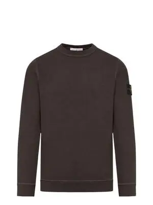 Stone Island Crew-neck Sweatshirt - Black