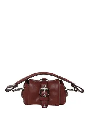 VIVIENNE WESTWOOD Hazel Treasure Charm Handbag - Chestnut